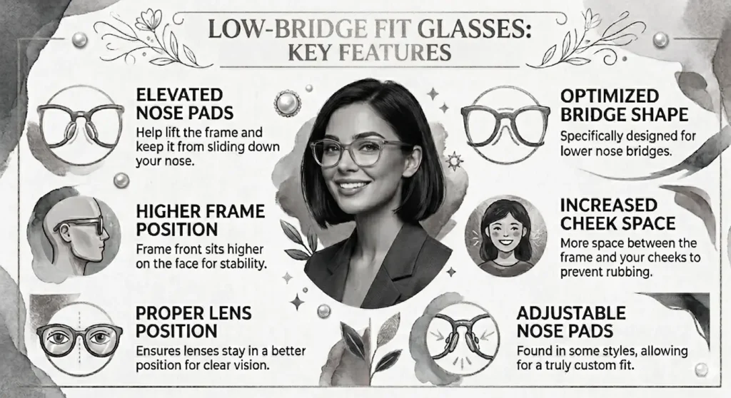 What Are Low Bridge Fit Glasses