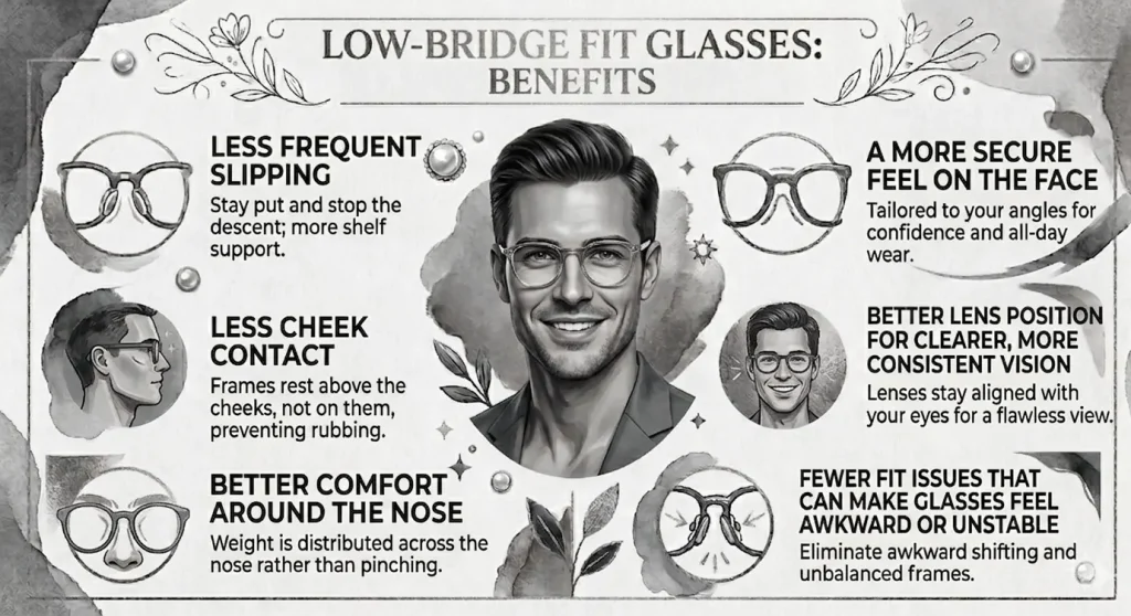 What Are Low Bridge Fit Glasses